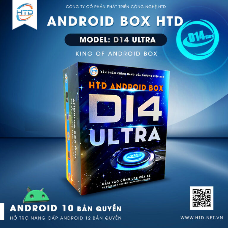 Smart Android Box cho ô tô D14 Ultra đặc biệt - HTD Việt Nam