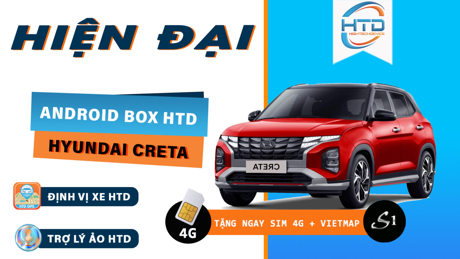 Các loại android box cho ô tô Hyundai Creta 2023